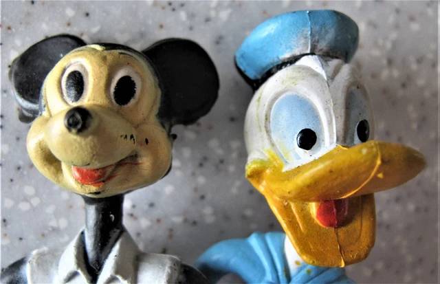 RARE GENUINE Original Early Bendy Mickey Mouse And Donald Duck £19.99 ...
