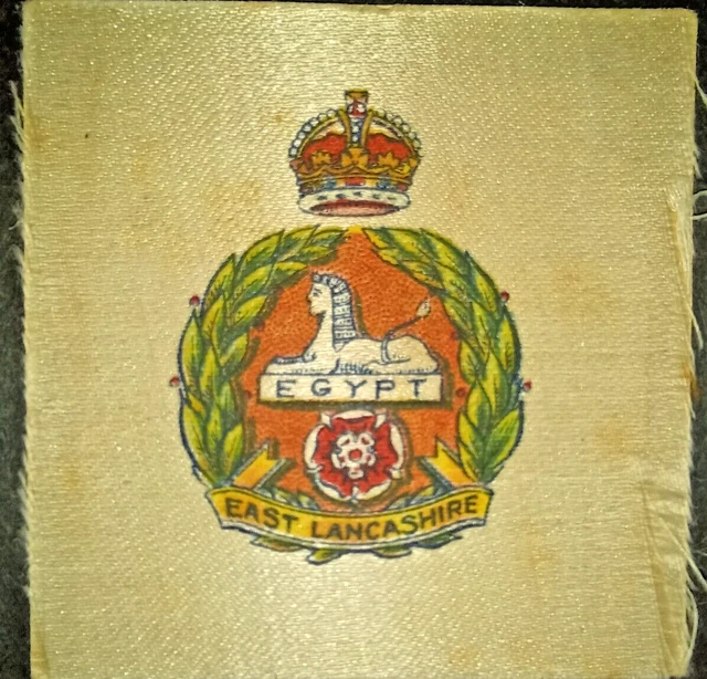 CIGARETTE CARD REGIMENTAL Crests & Badges (Silk) R.J.Leas - East ...