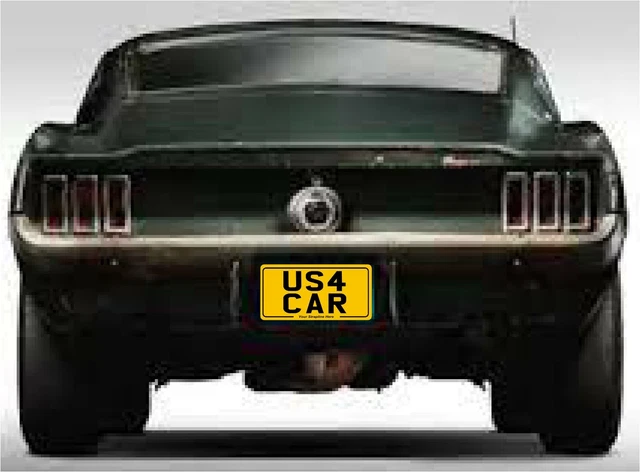 USA AMERICAN CAR 12 x 6 SIZE FRONT or REAR PLATE north import Car ...