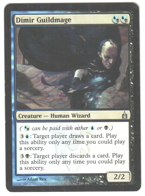MAGIC_THE_GATHERING RAVNICA : City of Guilds Dimir Guildmage #245 MTG ...
