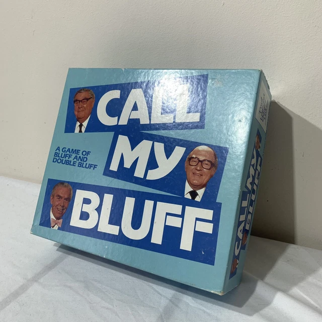 PAUL LAMOND GAMES Call My Bluff Vintage Board Game 1987 Checked And ...