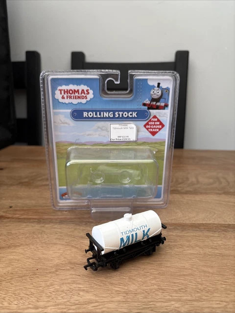 BNIB OO GAUGE Bachmann Thomas & Friends 77048BE Tidmouth Milk Tank ...