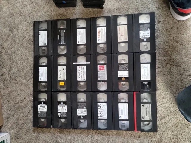 8 COVERLESS RATED R VHS Tapes The Thing And More £8.62 - PicClick UK