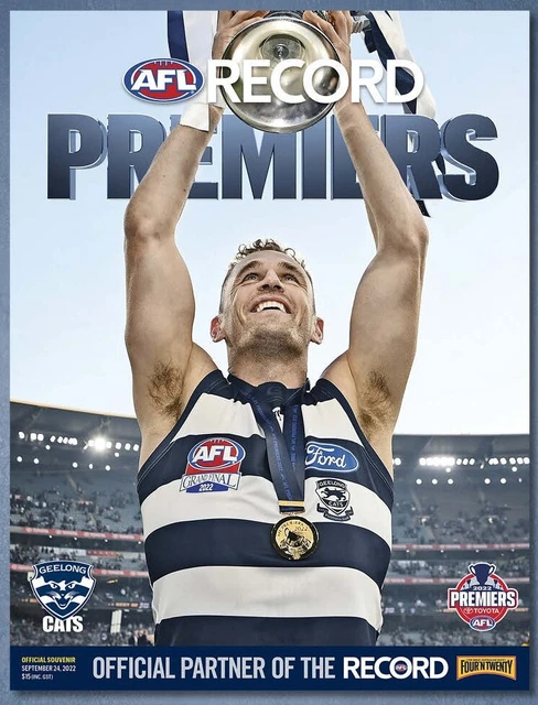 GEELONG CATS 2022 AFL Record Premiers Magazine £9.90 - PicClick UK