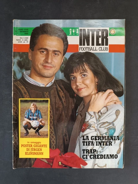 RIVISTA INTER FOOTBALL Club 1990 anno XXIX nr 1 Riccardo ferri EUR 6,00 ...