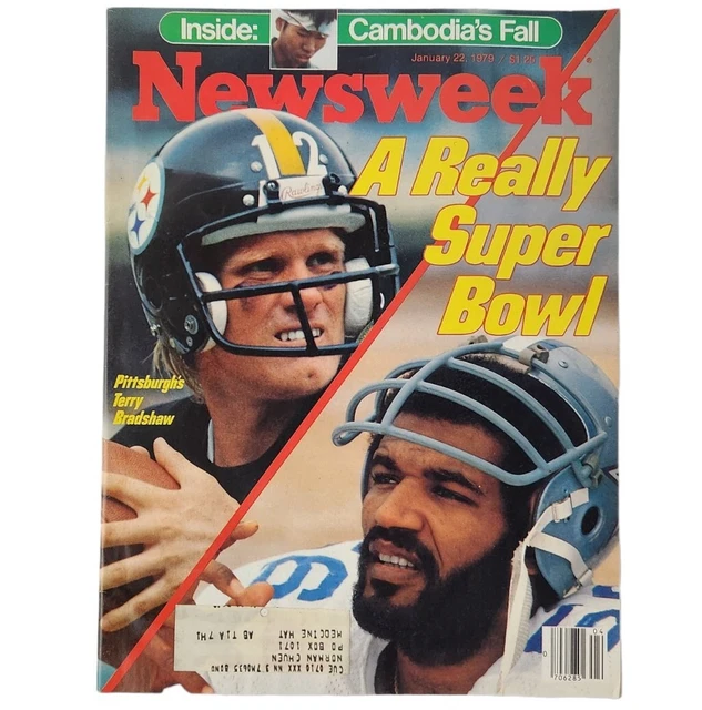 1979 NEWSWEEK DALLAS Cowboys Vs Pittsburgh Steelers Super Bowl XIII ...