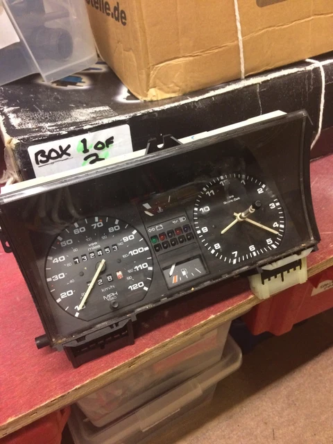 VW GOLF MK2 Instrument Cluster/ Speedo Dials- Good Working Condition. £ ...