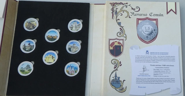 SPAIN ALBUM CASTLES And Locks Der Welt With 16 Coins 2023 uncirculated ...