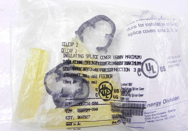 TYCO RAYCHEM INSULATING Splice Cover Gelcap-2 (4) $73.63 - PicClick CA