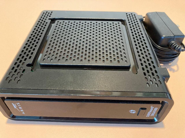 ARRIS SURFBOARD SBG 6580-G228 Cable Modem, Wi-Fi Router, and 4 Port ...