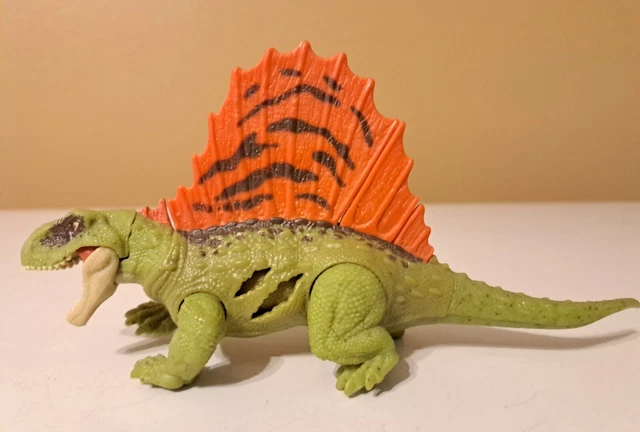 JURASSIC WORLD DOMINION Extreme Damage Dimetrodon Mattel Dinosaur ...