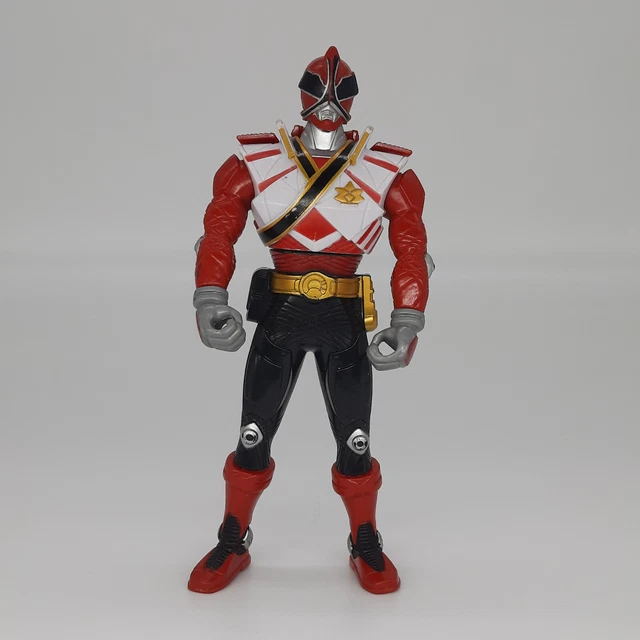BANDAI POWER RANGERS Samurai Armor Morphin Ranger Fire Red Ranger 2011 ...