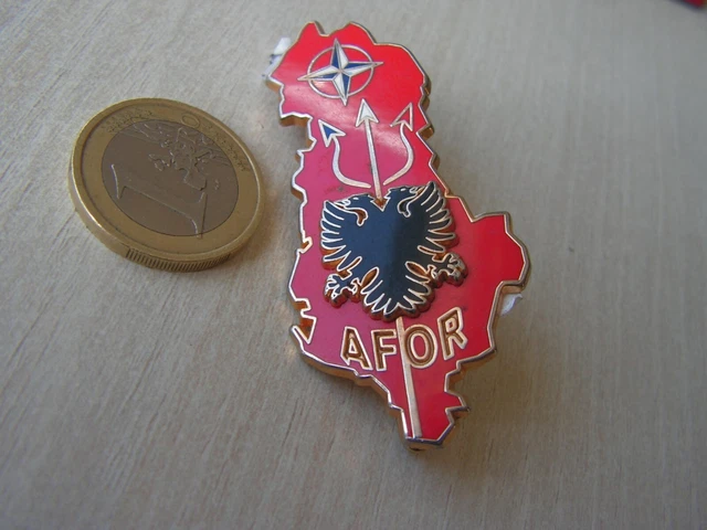 INSIGNE AFOR operation trident en albanie (r 7) EUR 7,00 - PicClick FR