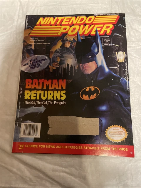 NINTENDO POWER MAGAZINE Vol #48 May 1993 Batman Returns With Poster £15 ...