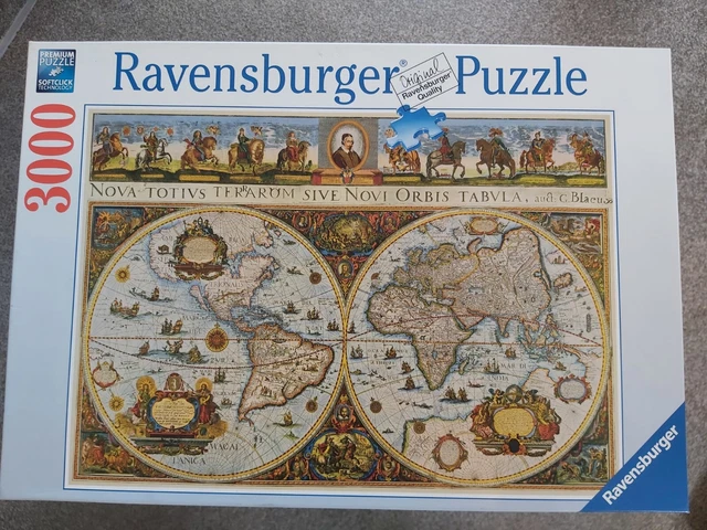 RAVENSBURGER WORLD MAP 1665 3000 Piece Jigsaw Puzzle £4.99 - PicClick UK