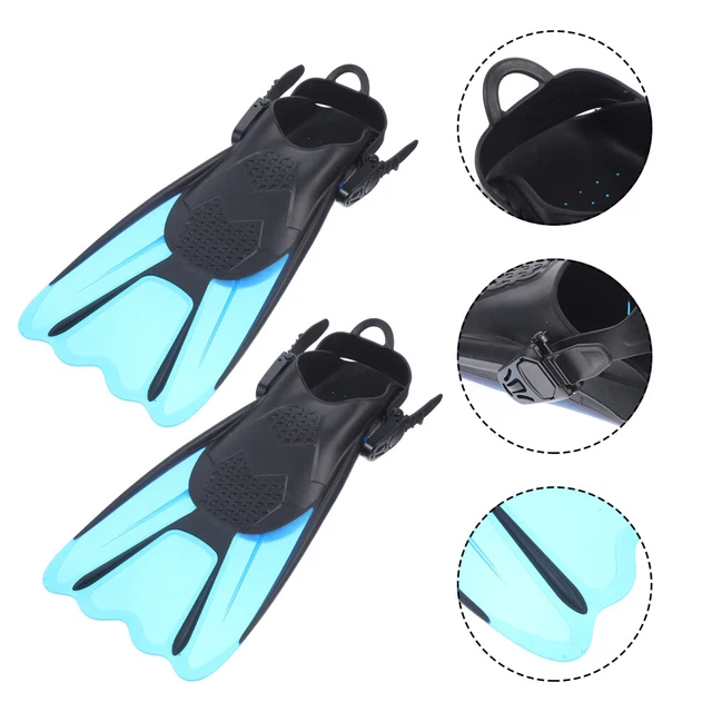 2 PZ FLIPPER flipper per nuoto pinne subacquee per snorkeling EUR 27,02 ...