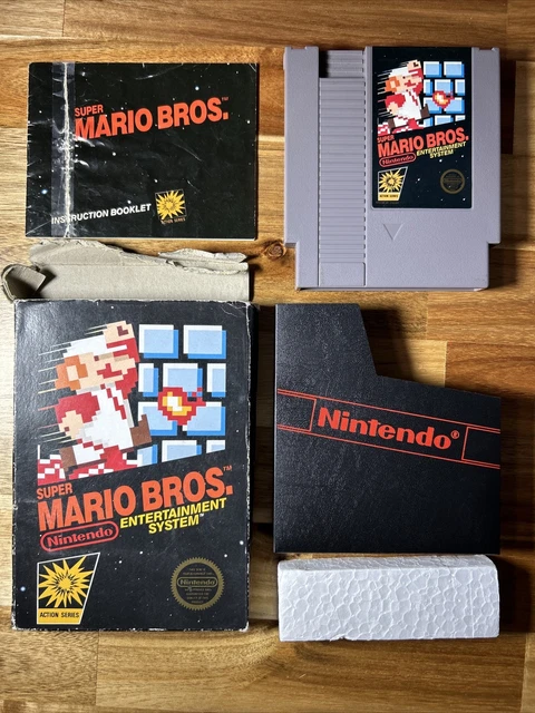 SUPER MARIO BROS Nintendo NES CIB Complete In Box Check Photos and ...