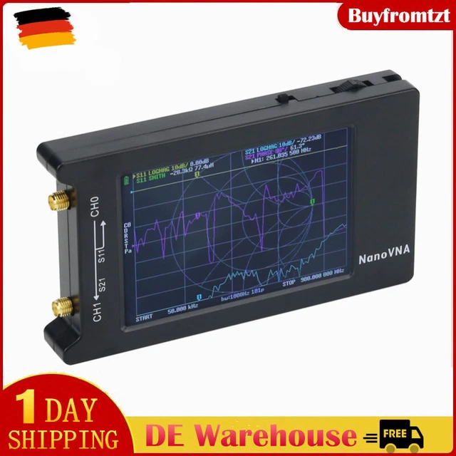 NANOVNA-H4 VECTOR ANTENNA Network Analyzer 10KHz-1.5GHz HF VHF UHF Smith Chart EUR 75,99 ...