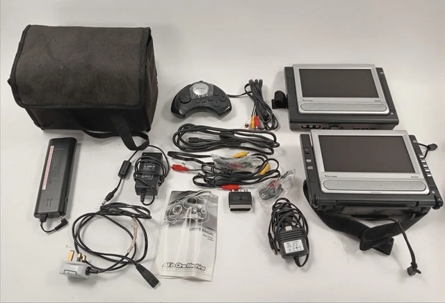 VENTURER PVS6988G DUAL Screen In Car DVD player + Gaming System GP600P ...