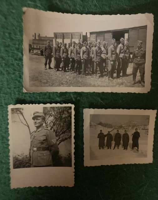 WW2 ORIGINAL GERMAN Army Soldiers photos - poss’ Eastern Front £12.00 ...