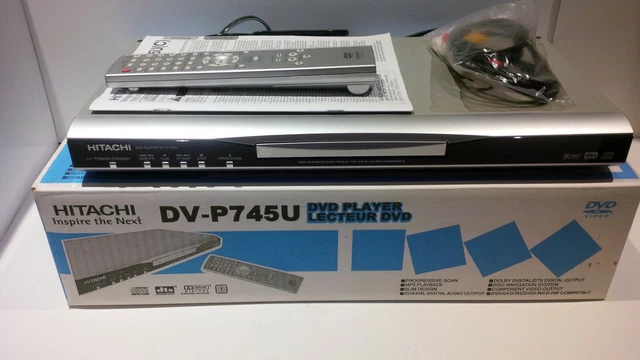 HITACHI DV-P745U PROGRESSIVE Scan DVD Player (new, open box) $49.00 ...