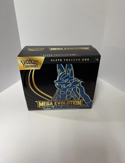 POKÉMON MEGA EVOLUTION Lucario EMPTY Elite Trainer Box ETB - No promo ...