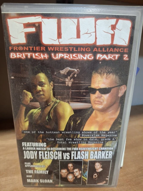 RARE VHS TAPE Fwa Wrestling British Uprising Part Two £10.00 - PicClick UK