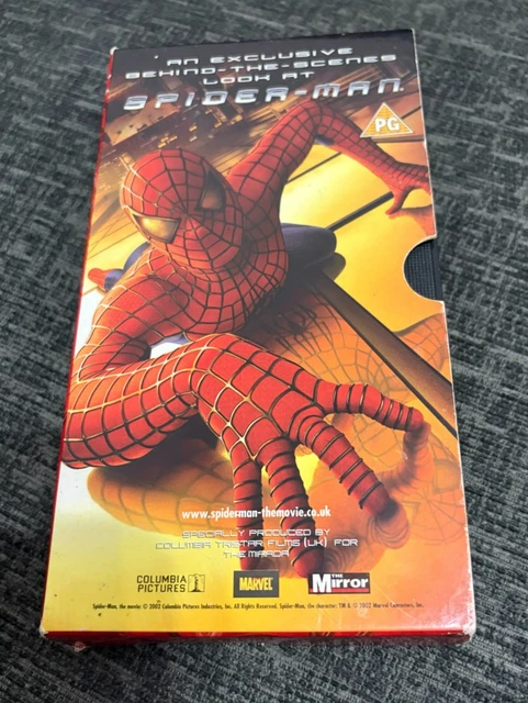 SPIDER-MAN DAILY MIRROR Promo U.K. VHS Video 2002 Marvel Behind Scenes ...