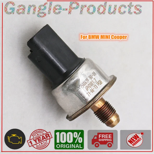 FUEL RAIL PRESSURE Sensor For BMW MINI Cooper S R55 R56 R57 6PH2001.2 ...
