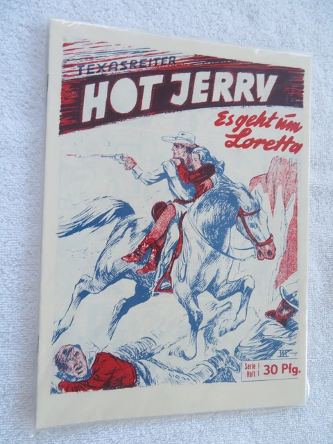 SCHATZTRUHE VERLAG Texasreiter HOT JERRY Serie 1 Heft 1 - 4 , OVP , NEU ...
