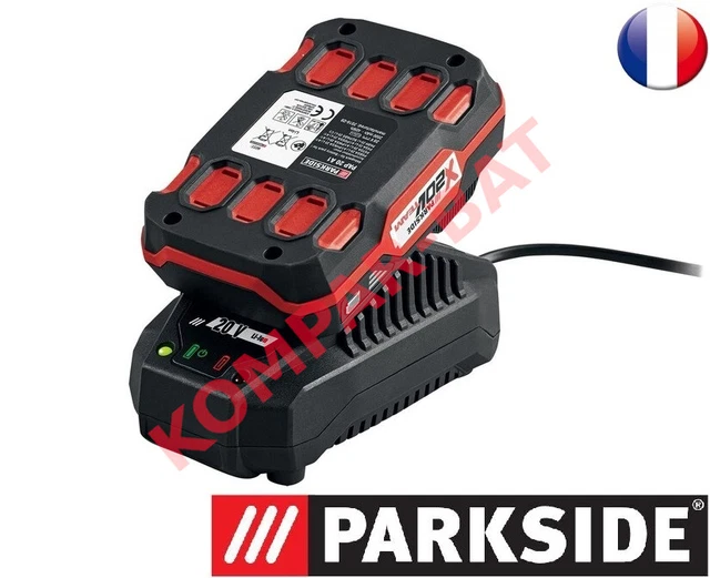 PARKSIDE® BATTERIE 20 V avec chargeur X20V TEAM ORIGINAL PACK EUR 49,90 ...