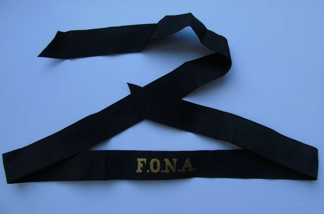 ROYAL NAVY CAP Tally - Flag Officer Naval Aviation - FONA £4.99 ...