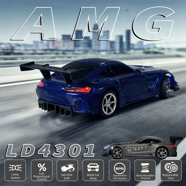 LD4301 1:43 AMG Mini RC Car 4WD 2.4G Racing Toy For Kids Holiday Gifts ...
