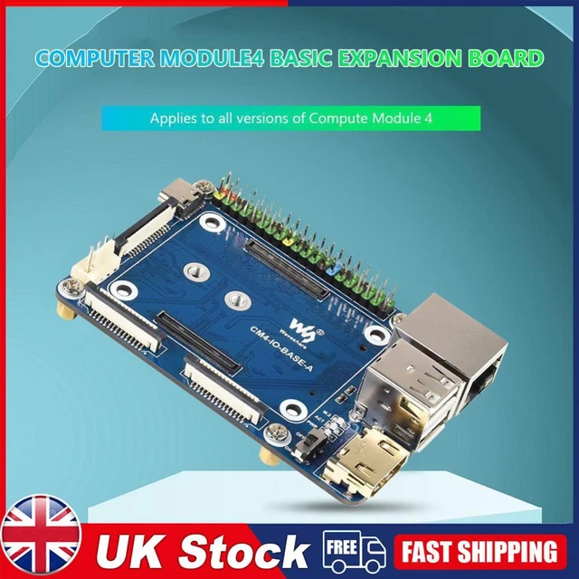 RASPBERRY PI 4 Model Compute Module 4 Basic Expansion Board 5V/2.5A eMMC Flash £23.29 - PicClick UK