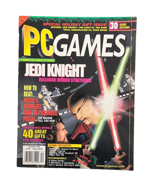 PC GAMES COMPUTER Game Strategy Magazine Vol.4 No.10 Dec 1997 Jedi ...