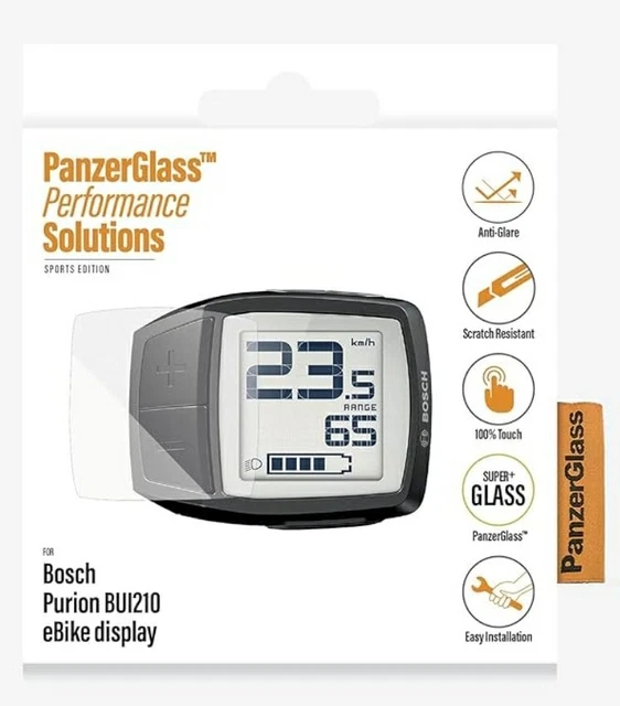 PANZERGLASS DISPLAYSCHUTZ BOSCH Purion Pedelec Ebike Display ...