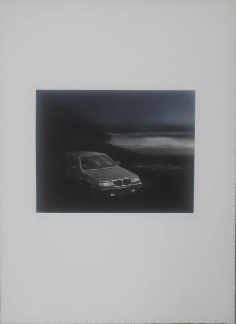 ALBERTO ROCCO INCISIONE Alla Maniera Nera Firmata Numerata Lancia Thema ...