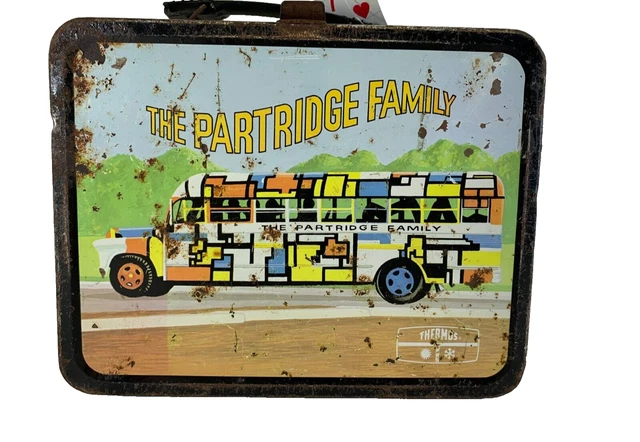 VINTAGE 1971 THE Partridge Family Metal Lunch Box TV Show Collectible ...