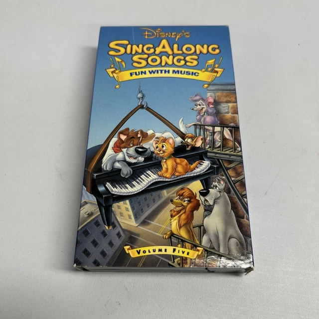 DISNEYS SING ALONG Songs - Fun With Music VHS Tape 1993 Volume 5 Kids Show Film £18.08 - PicClick UK