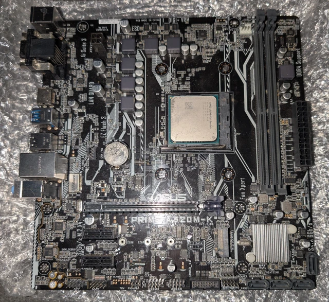 ASUS PRIME A320M-K AM4 Motherboard £31.90 - PicClick UK