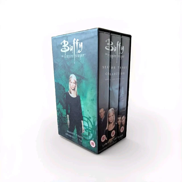 BUFFY THE VAMPIRE Slayer Season 3 episodes 1 to 11, Box set, VHS retro ...