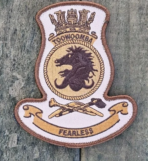 ROYAL AUSTRALIAN NAVY RAN HMAS Toowomba Ship Crest Afghanistan EUR 12 ...