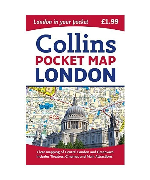 MAP-COLLINS PCKT MAP LONDON, Maps Collins EUR 28,97 - PicClick FR