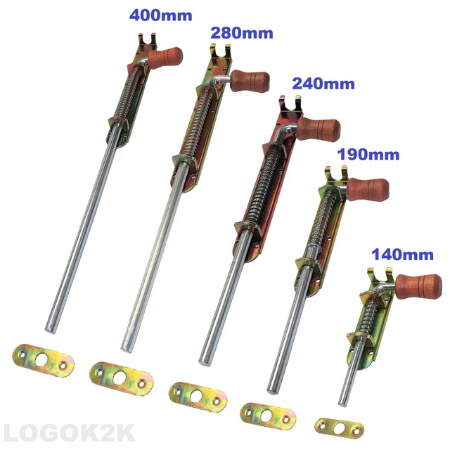 NARROW SPRING LOADED Drop Bolt Stable Door Gate Garage Garden Shed Drop ...