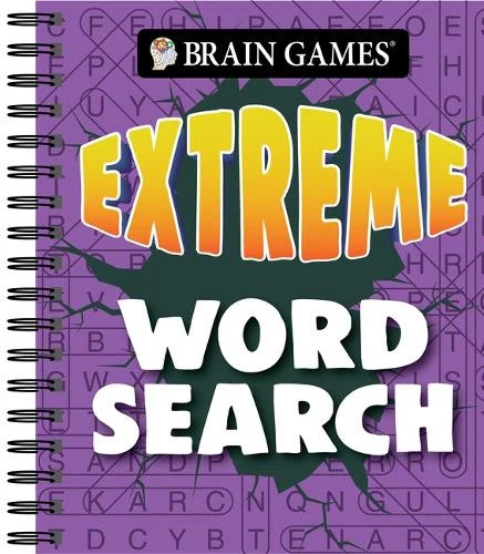BRAIN GAMES - Extreme Word Search (Purple) (Encuadernación de anillas ...