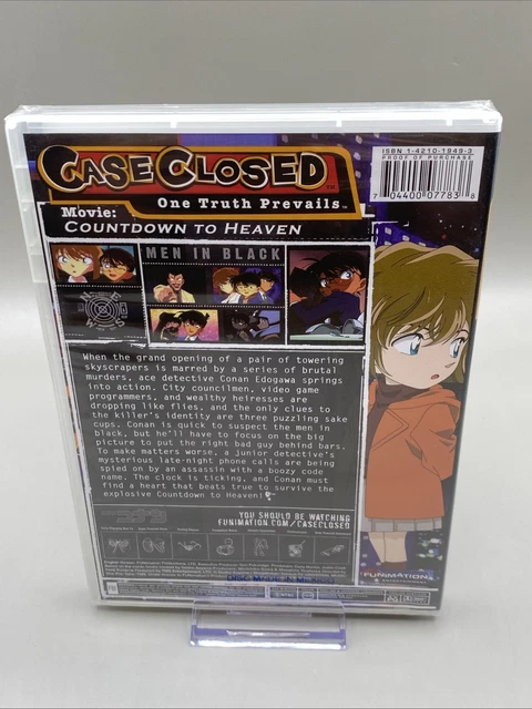 CASE CLOSED ONE Truth Prevails Movie: Countdown To Heaven New! Factory ...