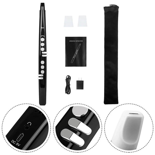 IRIN S56 ELECTRIC Blowpipe Flute Saxophone with Storage Bag MIDI Output ...