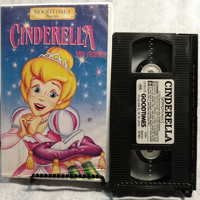 CINDERELLA AND FRIENDS Goodtimes VHS VCR Video Tape Used RARE Animated ...