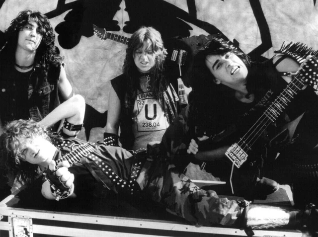 Voivod Awesome Promo Photo Big Size Nothingface Angelrat Killing Technology £1226 Picclick Uk