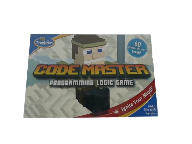 CODE MASTER PROGRAMMING Logic Game By Thinkfun - 60 Levels - New/Sealed ...